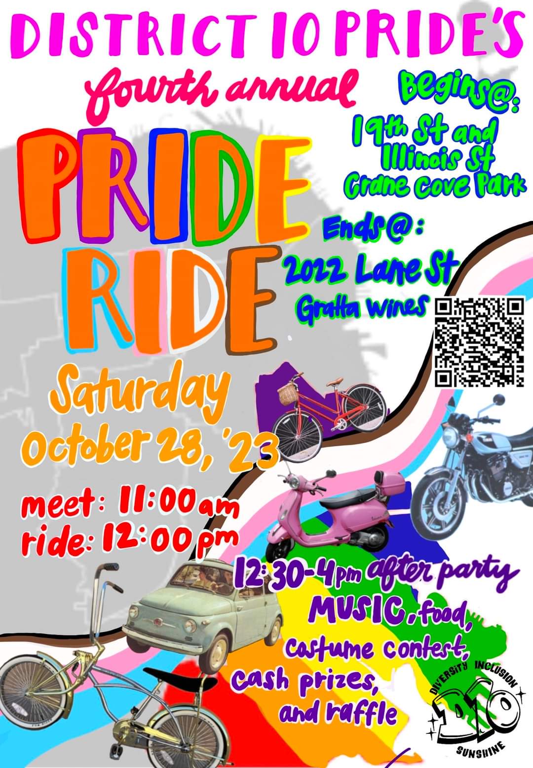 District 10 Pride Ride – LEATHER & LGBTQ Cultural District
